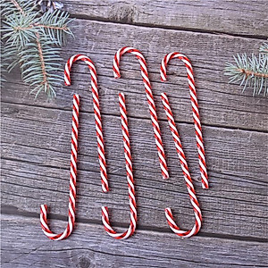 2024 New Halloween Christmas Acrylic Christmas Tree Decoration Small Cane, 24 per Pack, Suitable for Various Decorations, Fruit Plate Dinner Plate Christmas Tree Cake (24)