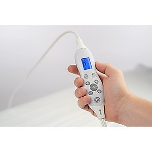 Spa Luxe Deluxe Electric Warmer Pad for Massage Tables - Digital Heat Control, Auto Shut-Off, Fits 73” x 32” Tables