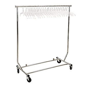 Super Heavy-Duty 17 inch Wide Clear Plastic Adult Shirt Hangers with Swivel Hook and Notched Shoulders (Quantity 25) (Clear, 25)