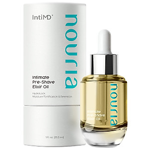 IntiMD Coochy Plus HydroLock Moisturizing + 3-Steps Kit Intimate Shave Gift Set: Nouria Pre-Shave Elixir Oil + Coochy Plus Shave Cream Coco Allure + Coochy Plus After Shave Protection Mist
