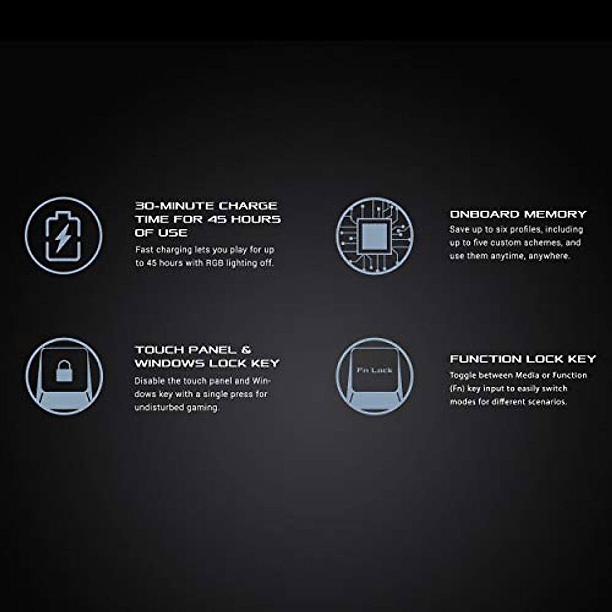 ASUS ROG Falchion Wireless 65% Mechanical Gaming Keyboard | 68 Keys, Aura Sync RGB, Extended Battery Life, Interactive Touch Panel, PBT Keycaps, Cherry MX Red Switches, Keyboard Cover Case