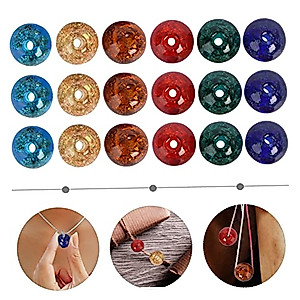 Didiseaon 70pcs Glass Beads Women’s Jewelry Gemstone Beads Beading Kits DIY Craft Beads Loose Beads Jewelry Making Charm Crystal Loose Beads DIY Galss Beads Crystal Round Beads Beaded