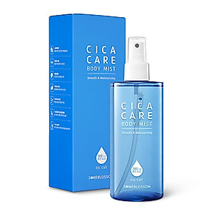 SOMEBLOSSOM Cica Care Back & Body Exfoliating Acne Spray with AHA (Citric Acid) 10 oz, Moisturizing, Exfoliation Soothing 3-in one for all skin types