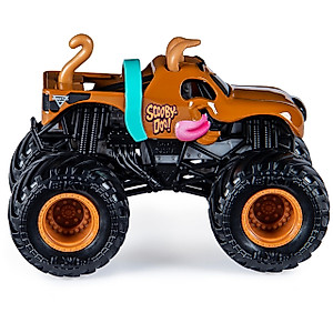 Monster Jam, Official Scooby Doo Truck, Die-Cast Vehicle, Ruff Crowd Series, 1:64 Scale
