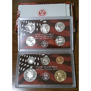 2003 U. S. Mint Silver Proof Set with Original Box and COA