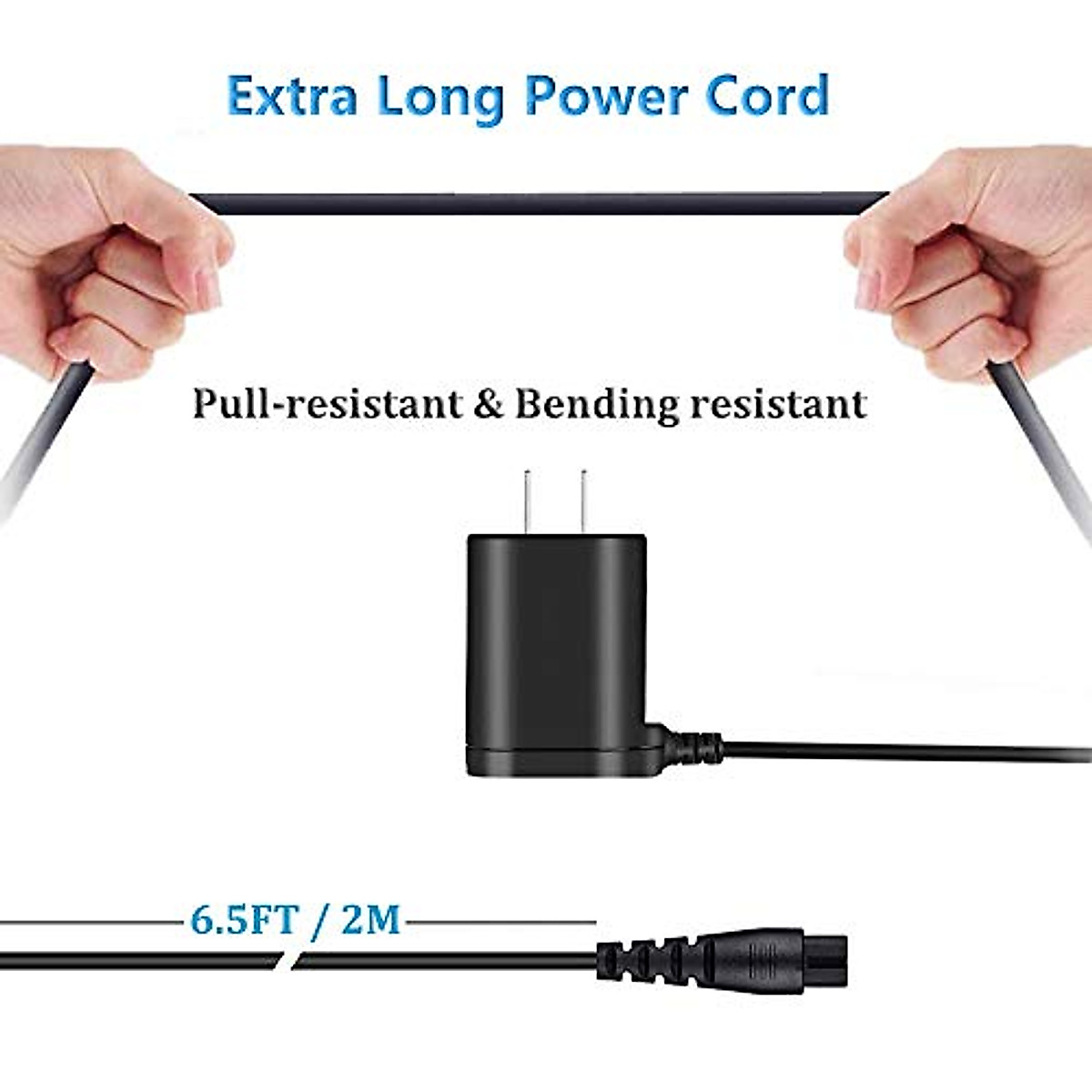 VHBW for BaByliss Charger Fit for BaByliss PRO FX870, FX788, FX787, FXSSM, FX820, FX726, FX825 LoPROFX Clipper Trimmers Charger Cord 6ft