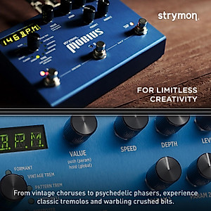 Strymon Mobius 12 Voice Modulation Guitar Effects Pedal, for Electric and Acoustic Guitar, Synths and Keyboards