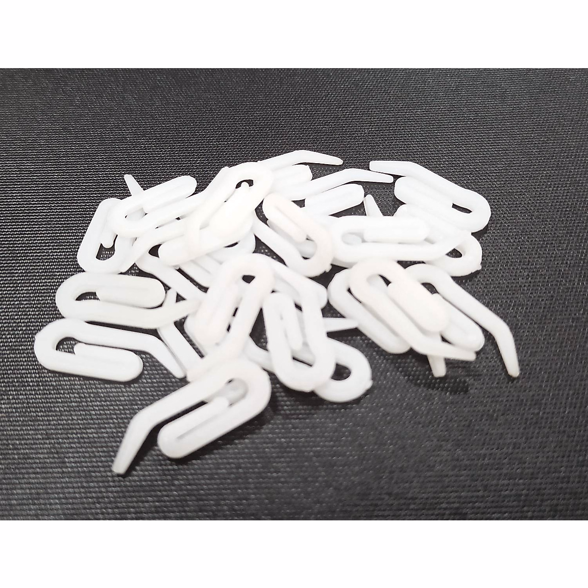 FAPBADRI Hook for Curtain Channel/M Track System - Plastic - 200 Pieces Basic