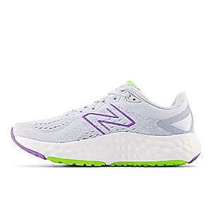 New Balance Women's Fresh Foam EVOZ V2 Running Shoe, Starlight/Light Arctic Grey/Electric Purple, 10 Wide