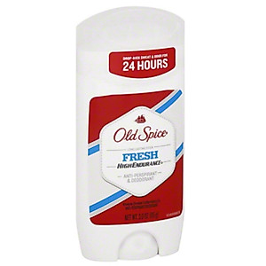 Old Spice High Endurance Anti-Perspirant Deodorant Invisible Solid, Fresh 3 oz