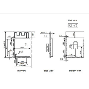 ESP-WROOM-32 Espressif Module 2.4 GHz Dual Core WLAN ESP-32 Bluetooth and WiFi Low Power Module 4M Flash X 5 PCS