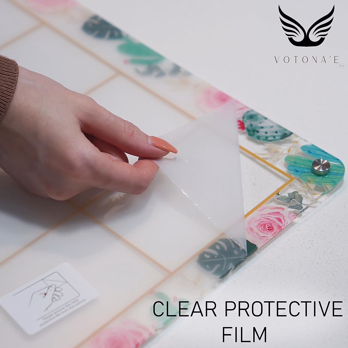 Magnetic Calendar for Refrigerator Boho, Fridge calendar magnet, Refrigerator calendar, Clear calendar for fridge