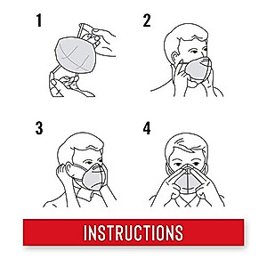 COAST® KN95 CE Certified Face Mask, Individually Packaged, 20 Count (Pack of 1)