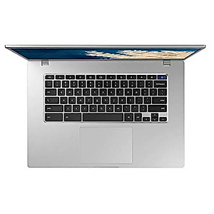 Samsung Chromebook 4 + (2021 Model) 15.6" Intel UHD Graphics 600, Intel Celeron Processor N4020, 4GB, 32GB| Wi-Fi -(XE350XBA-KA1US), Silver