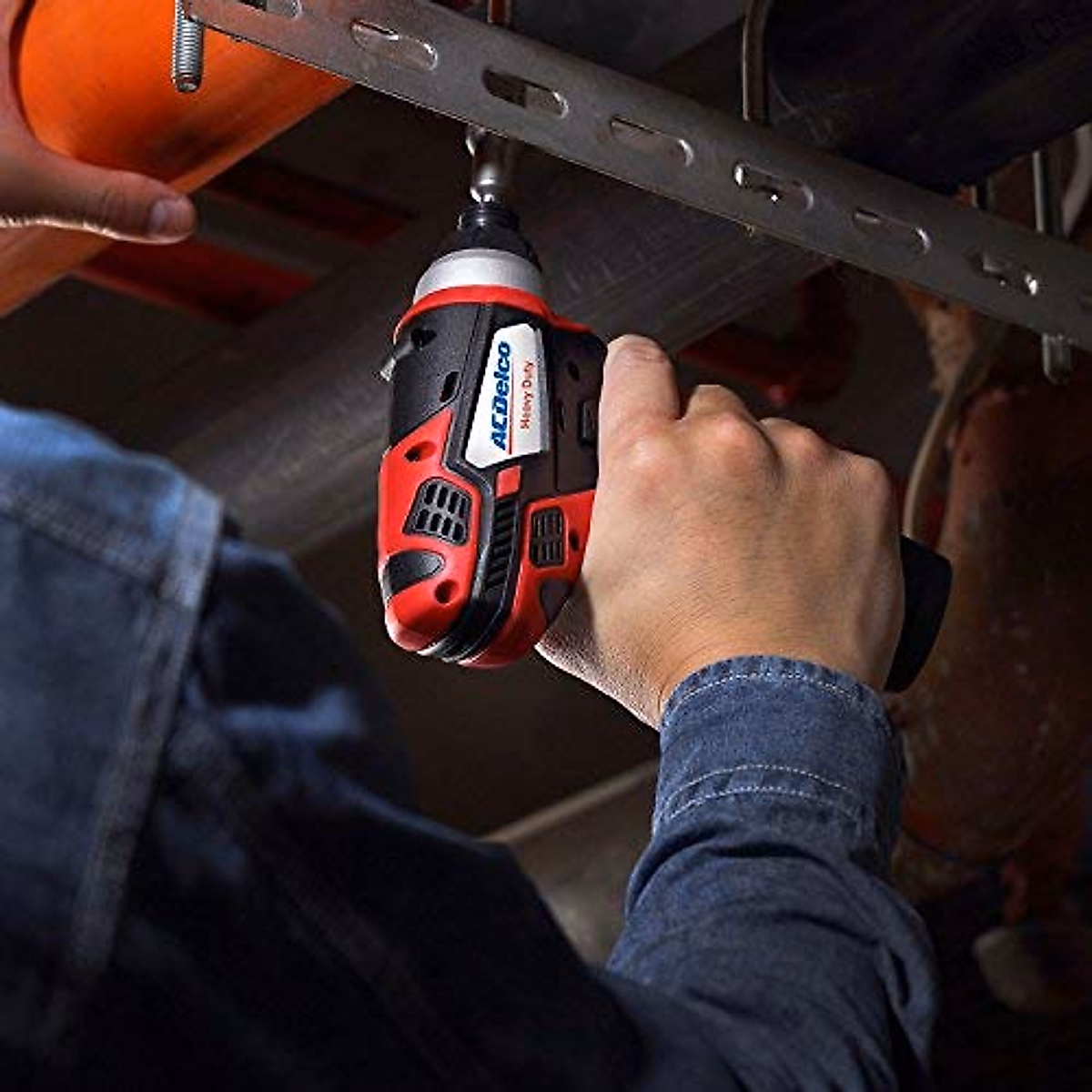 ACDelco ARI12105P G12 Series 12V Cordless Li-ion ¼” 82 ft-lbs. Impact Driver Tool Kit with 2 Batteries