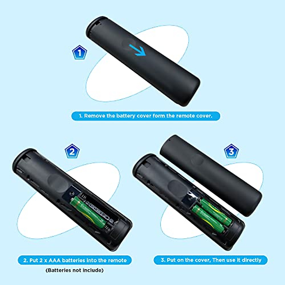 Universal Replacement Remote XRT260 for All Vizio Smart TVs with Shortcut Buttons Disney, Netflix, Prime Video, Hulu, XUMO, VEDU, iHeart Radio and More.