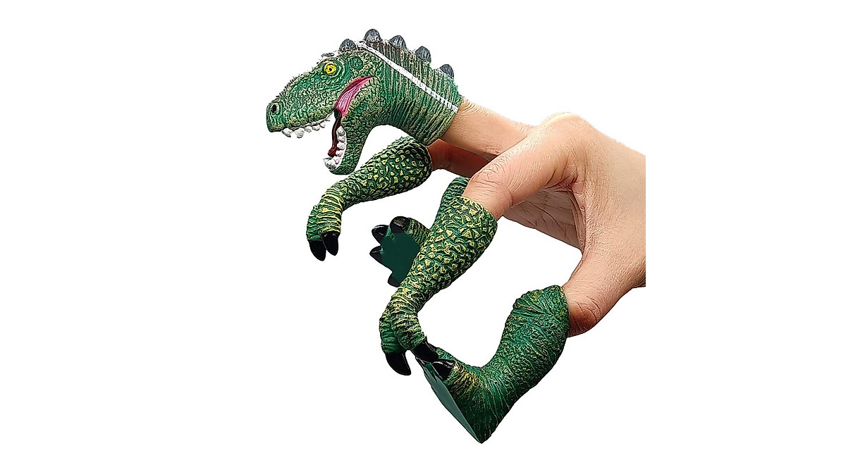 AQKILO Dinosaur Finger Puppet Set for Fun Play