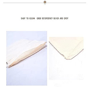 Reusable Sachet Drawstring Packing Bags Cheesecloth Cold Brew Coffee Bags 4X3Inch 50 Pcs for Spice,Tea filter,dried herbs,cooking,soup,odds and ends Tare Weight Saver Wrap Cotton Bag (Natural - 50Pcs)