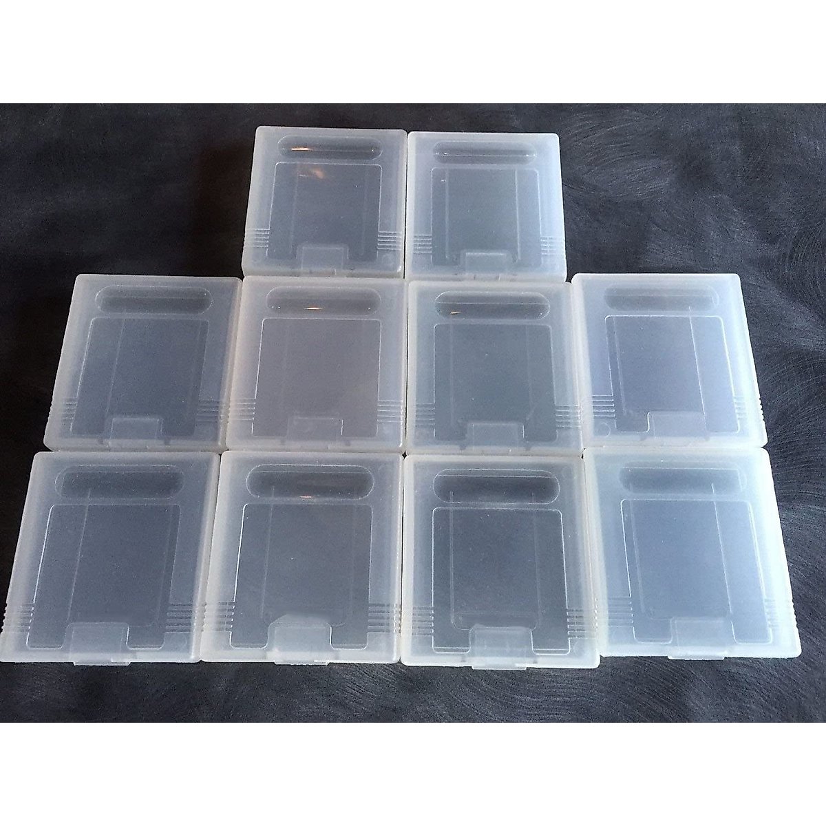 Clear Plastic Game Cartridge Case Box Game Card Cartridge Cases Boxes for Nintend Gameboy Color GBC Replacement (10PCS)