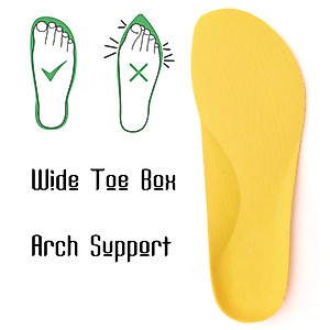 WHITIN Men's Trail Running Shoes Minimalist Barefoot Wide Width Toe Box Size 12 Gym Workout Fitness Low Zero Drop Sport Breathable Beach Black Gum 45