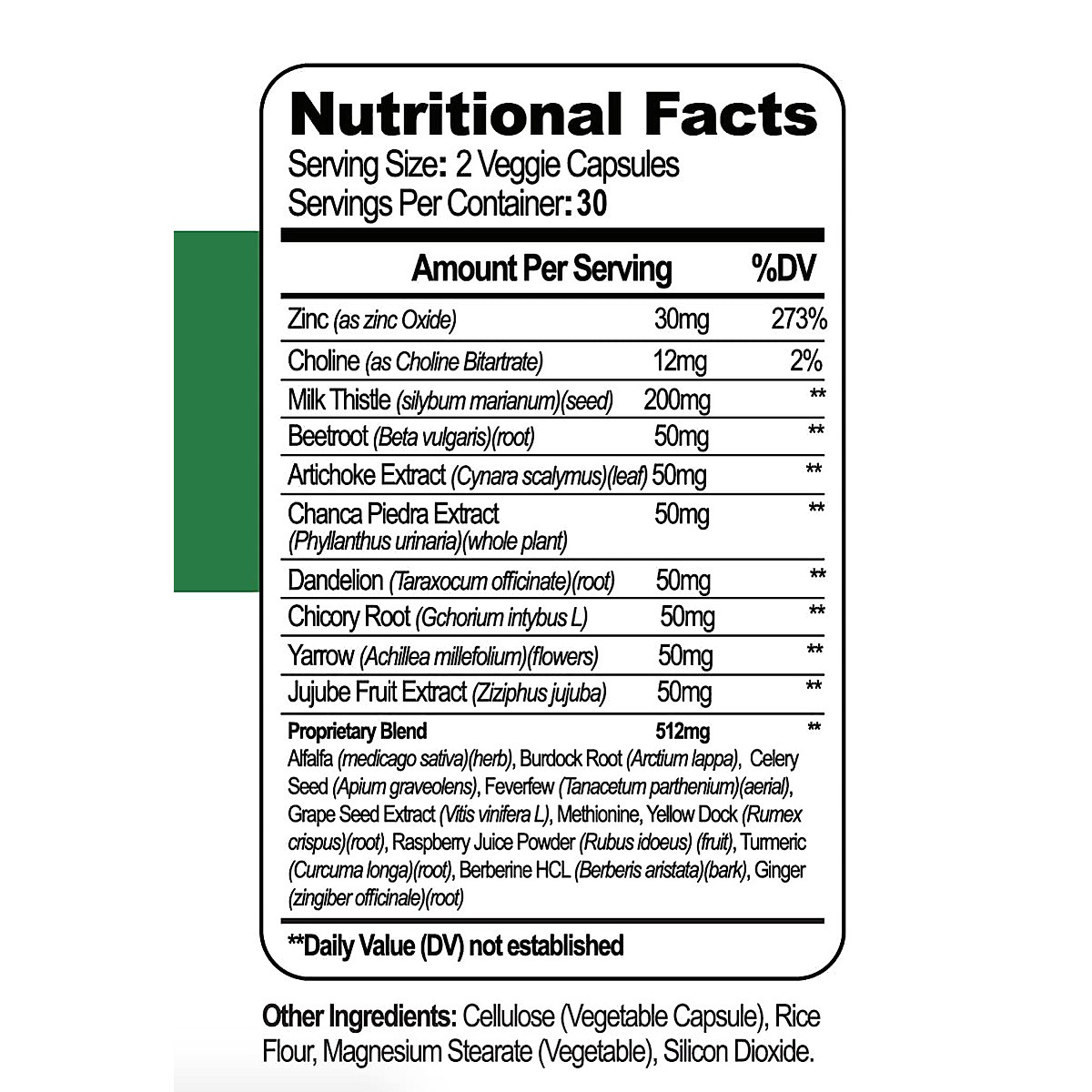 Liver Cleanse Supplement - Milk Thistle Extract Capsules - Natural 24 Potent Herbs: Formula - Promote Healthy Liver Function, All-in-One Liver Repair & Regeneration