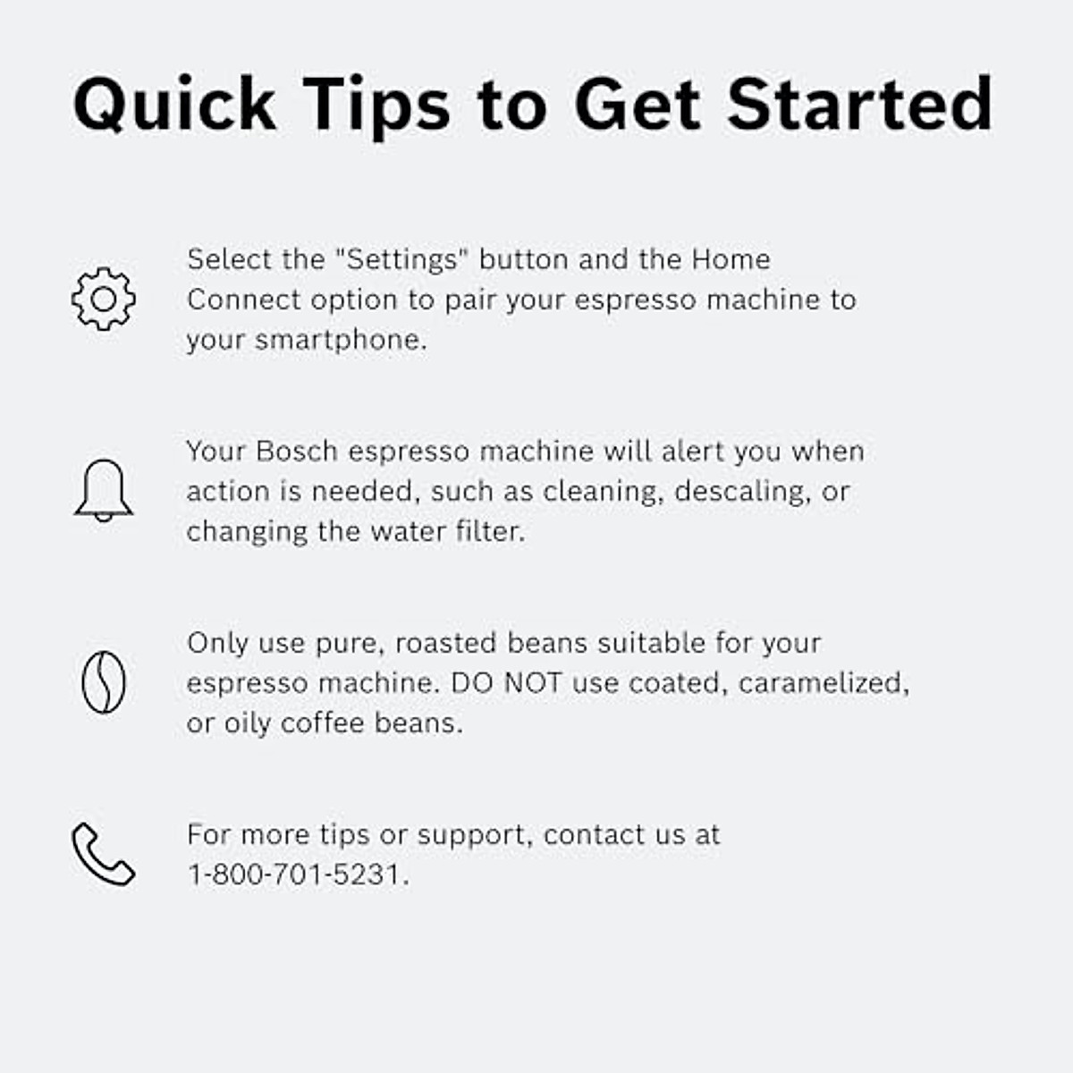 Bosch TPU60309 800 Series VeroCafe Fully Automatic Espresso Machine with Home Connect, 35 Beverage Varieties with Coffee World, Double Cup, in Black