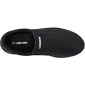 LARN SAFETY Men Slip-Resistant Chef Shoes Waterproof Kitchen Work Footwear Restaurant Hospital Nursing Garden(Black/9.5US)