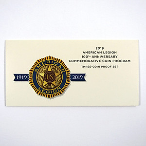 American Legion 100th Anniversary Proof Set 2019 OGP COA SKU:CPC1802