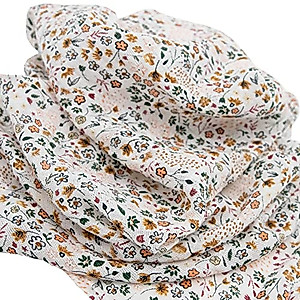 Little Unicorn Cotton Muslin Squares 4 Pack | Nursing, Burping, Feeding, Wiping, Spills | Super Soft and Lightweight Blanket for Baby Boys and Girls | 27.5” x 27.5” | Vintage Floral Set