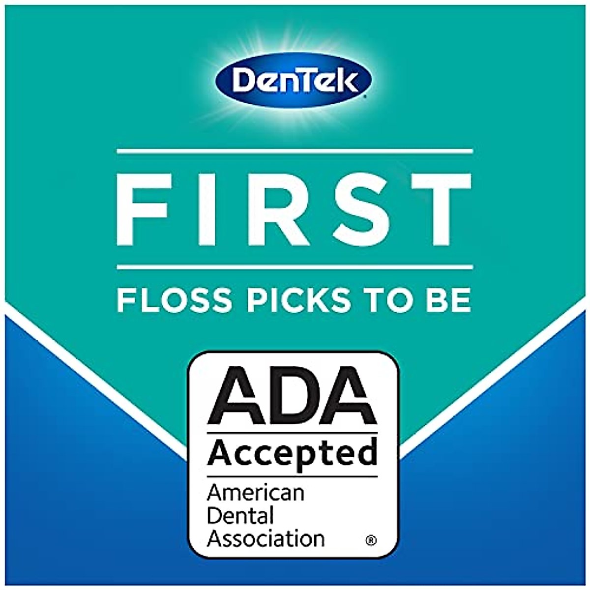 DenTek Complete Clean Easy Reach Floss Picks, No Break & No Shred Floss, 75 Count