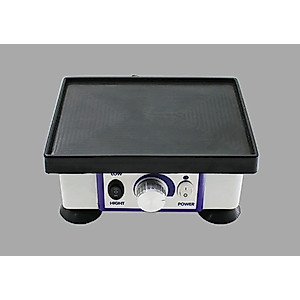 VIBURISH Lab Small Square Quartet Vibrator - Plaster Oscillator Gypsum Mixing Machine with High/Low Control Function