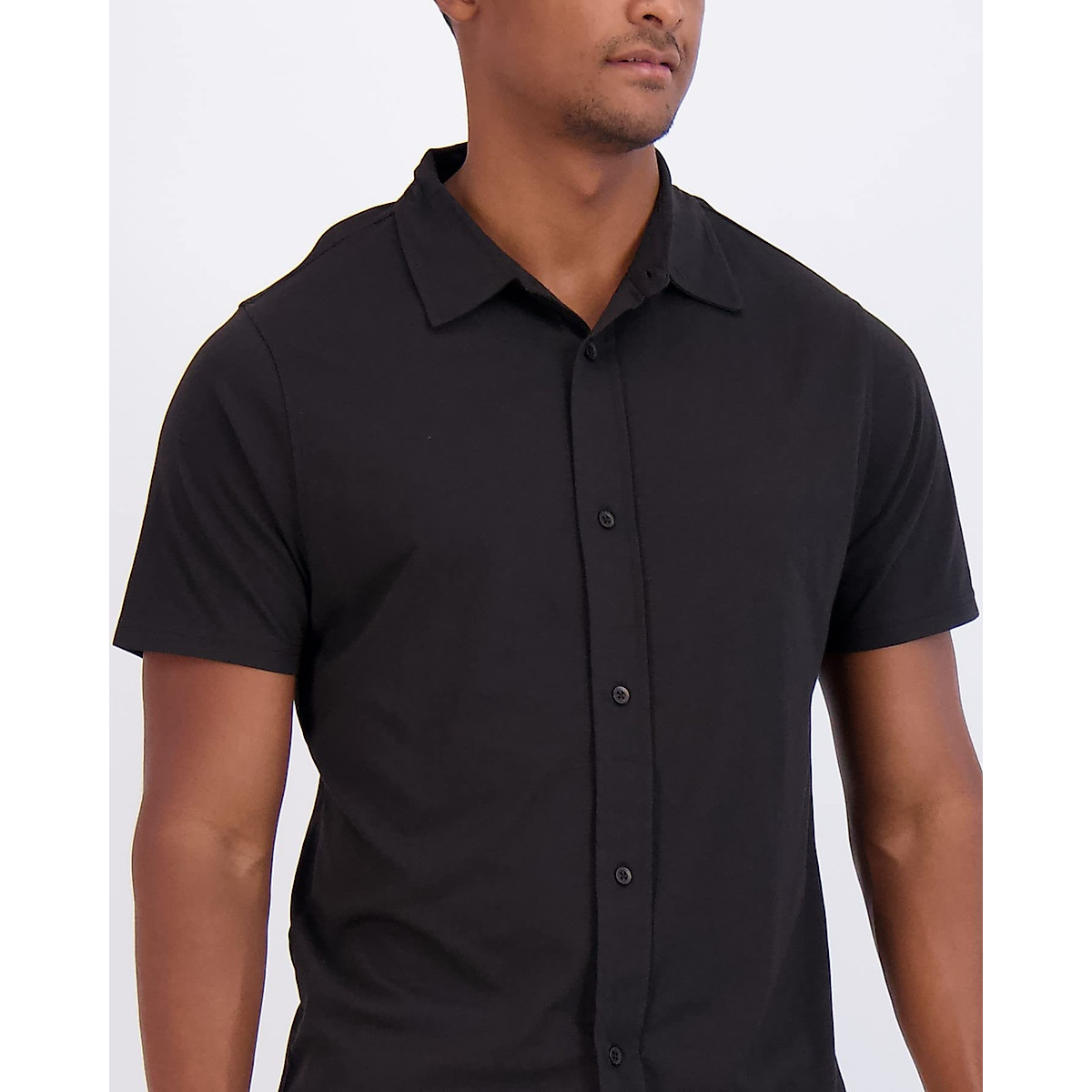 3-Pack: Mens Short Sleeve Button Down Shirt Casual Dress Shirts Men Up Linen Collared Slim Fit Wrinkle Free Work Business Formal Tops Clothes Clothing Outfits Summer Stylish Oxford Cotton - Set 1, L