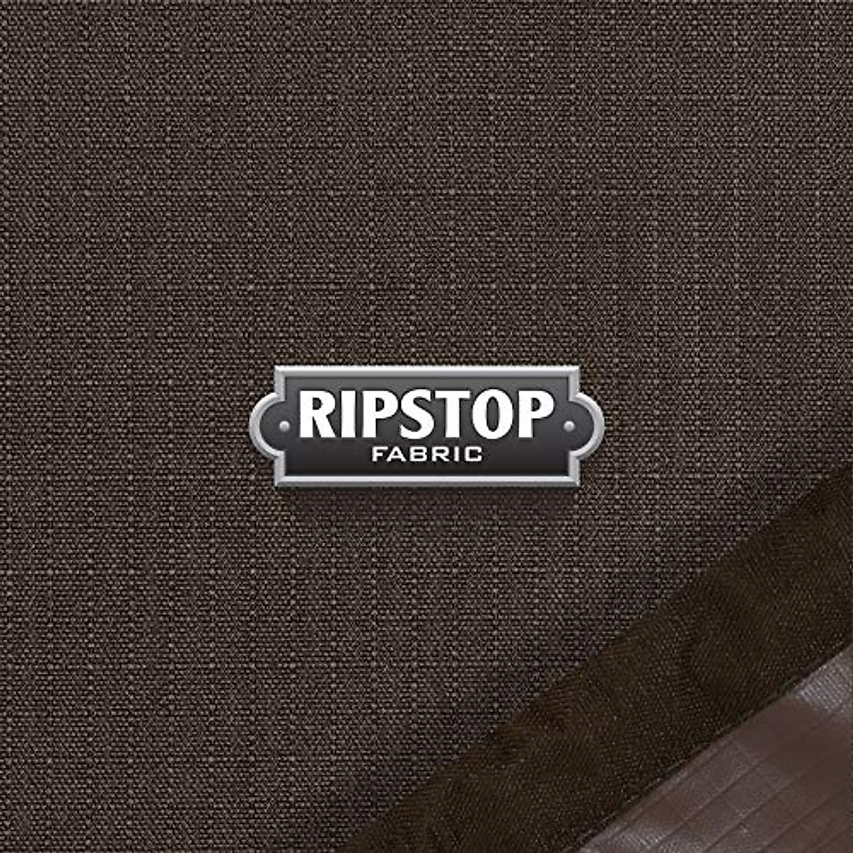 True Guard Patio Furniture Covers Waterproof Heavy Duty - Sofa or Couch Cover, 600D Rip-Stop, Fade/Stain/UV Resistant for Outdoor Patio Furniture, Dark Brown