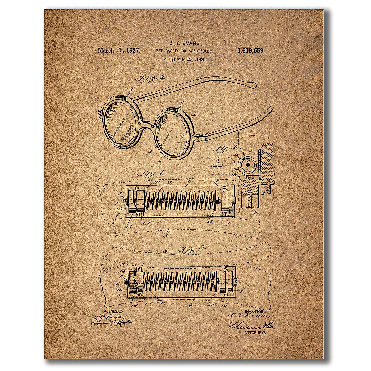 Optometrist Patent Wall Art Prints - Set Of 6 Eye Doctor Vintage Photos