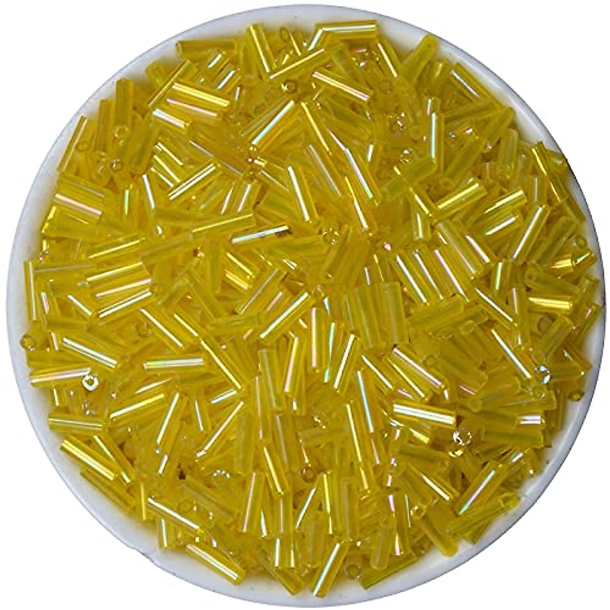 XUKY 2x6mm Multi Color Silver Lined Bugle Czech Glass Spacer Beads 500pcs/lot Austria Crystal Long Tube Beads For Jewelry Making-57955