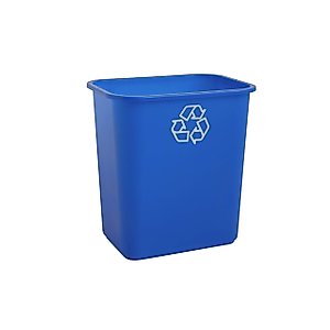 United Solutions WB0084 Recycle Wastebasket, 28 Qt - 1 Pack