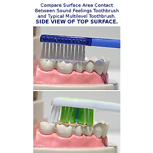 Sound Feelings Toothbrush - Basic, MEDIUM, 4-Pack, Adult