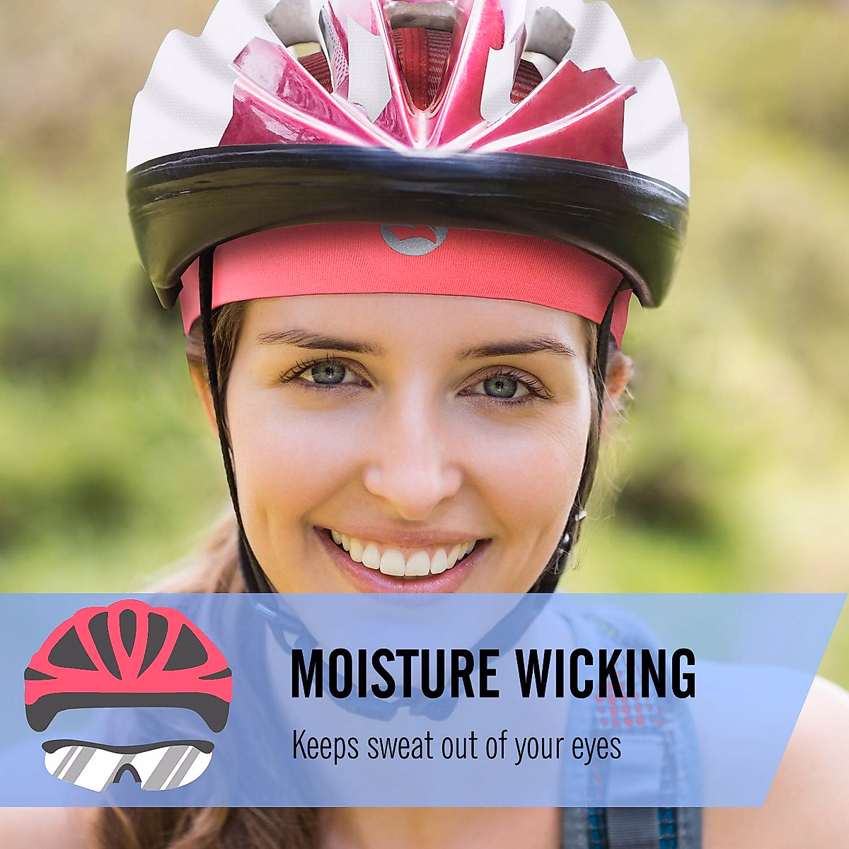 Low-Profile Cooling Helmet/Hard hat Liner, Stretch Working Cap, Summer Sweat Wicking Skull Cap, Running Beanie Sun Protection