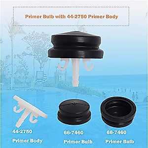 YUSUKEGU 66-7460 Snow Blower Primer Bulb Compatible with Lawn Boy Toro CCR-1000 CCR-2000 CCR-2017 CCR-2450 44-2750 Body Assembly 120-440 24-1027 Snowblower Replacement (Pack of 5)