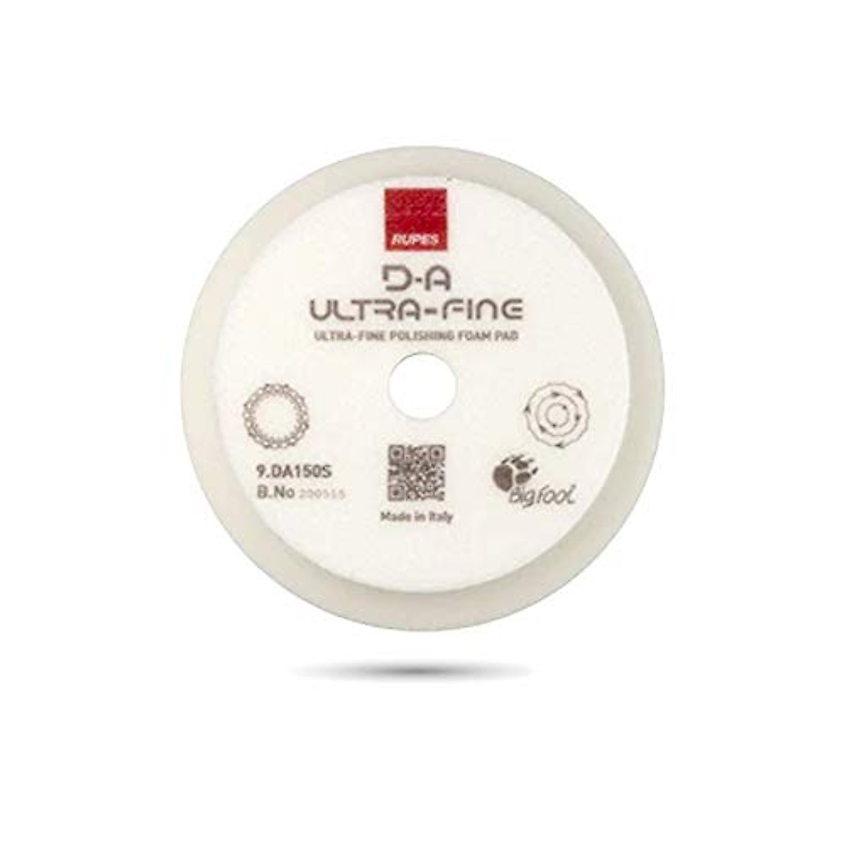 RUPES 150 mm (6 inch) High Performance Ultra Fine Foam Pad D-A Ultra Fine (1)