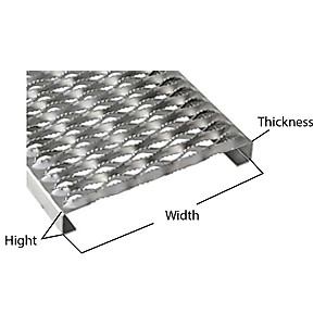 Des Moines Steel - Grip STRUT GALV. Width 9.5" X H 2" X 12GA (1, 2')