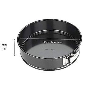 Tala Non Stick 10" Springform Cake Tin, Black