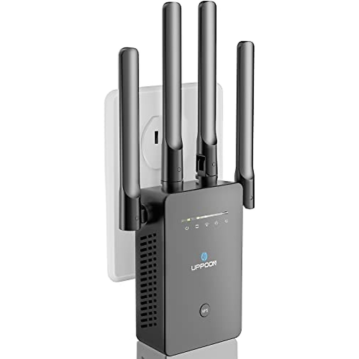 【2022 WiFi Extender】 WiFi Range Extender Signal Booster up to 8500sq.ft & 45 Devices, Internet Wi-Fi Booster and Signal Amplifier for Home, Long Range Wireless Repeater with Ethernet Port, Easy Setup