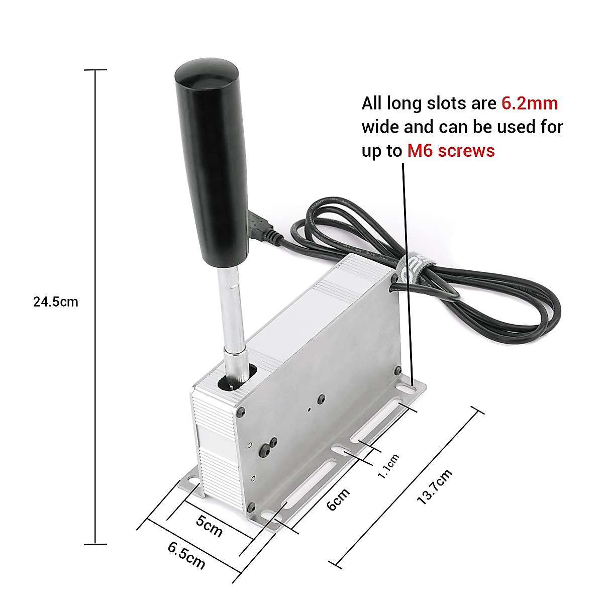 aikeec USB Sequential Shifter PC Gearshfiter Windows for Logitech G25 G27 G29 G920 TH8A Sim Racing Wheel Fit for Dirt WRC Assetto Corsa LFS ETS Forza Horizon 4 PC win10 win7 xp