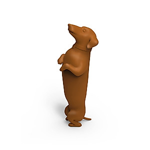 Genuine Fred WINER DOG Bottle Stopper, Silicone Wine Stopper with cute dachshund design - Keeps a tight seal - Fun Kitchen Gadget & Bar Cart Accessories - Great stocking stuffer & gift for dog lovers