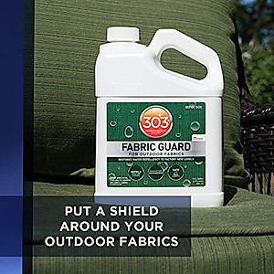 303 Fabric Guard - Restores Water and Stain Repellency To Factory New Levels, Simple and Easy To Use, Manufacturer Recommended, Safe For All Fabrics, 1 Gallon (30607)