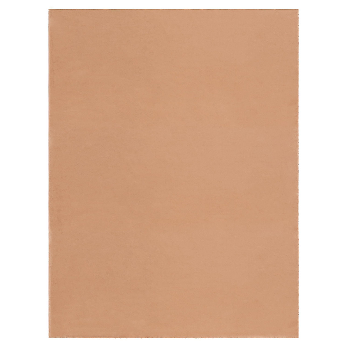 SAFAVIEH Faux Rabbit Fur Collection Area Rug - 8' x 10', Brown, Solid Design, Non-Shedding & Easy Care, Machine Washable Ideal for High Traffic Areas in Living Room, Bedroom (FRF976T)