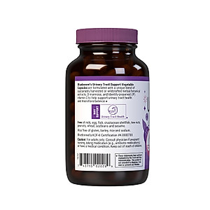 Bluebonnet Nutrition Urinary Tract Support, Cleanse & Flush*, Soy-Free, Gluten-Free, Kosher-Certified, Non-GMO, Dairy-Free, Vegan, 60 Vegetable Capsules, 30 Servings