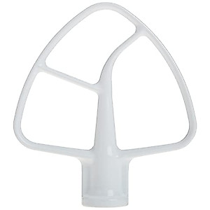 KitchenAid K45B Coated Flat Beater, White, 4.5 Qt