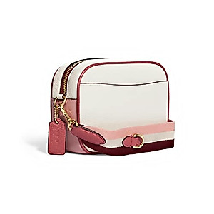 COACH Womens Mini Jamie Camera Bag In Leather (IM/Chalk Multi With Stripe Heart Motif)